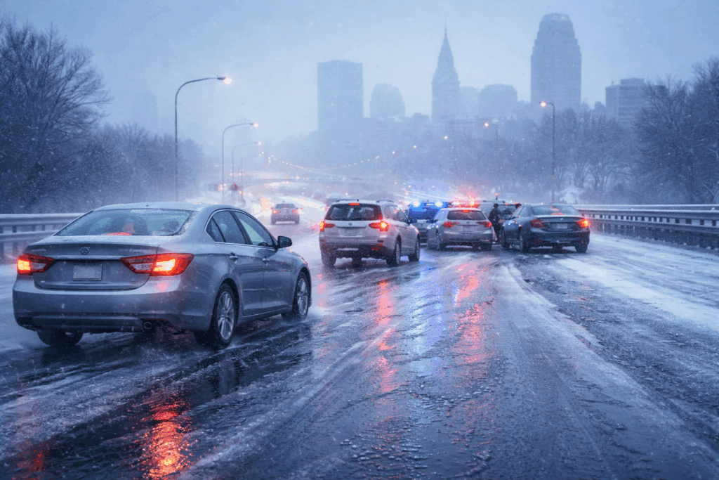 Black Ice Crash Patterns Cleveland Drivers Keep Running Into Each Year ...